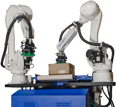robotic truck loading and unloading products dexterity