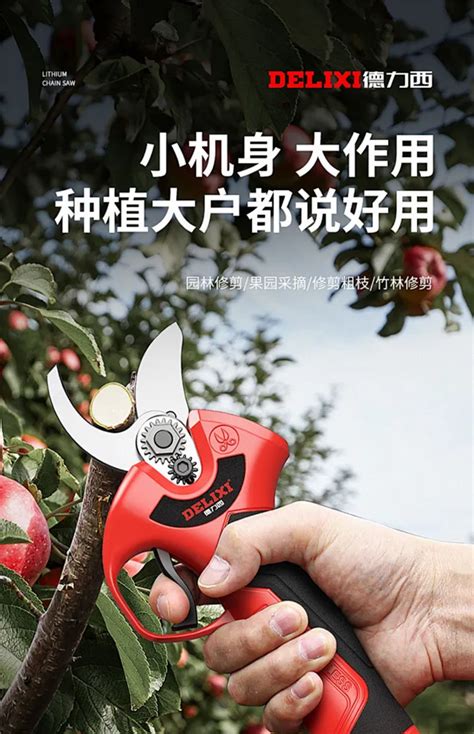 德力西电动无刷剪刀果树充电式手持修枝剪园林树枝锂电粗枝电剪子 天猫 花瓣网 德力西电动无刷剪刀果树充电式手持修枝剪园林树枝锂电粗枝电剪子 天猫 花瓣网