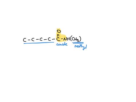 Solved Give The Iupac Name For The Organic Compound Shown Here C C C C C Nh Ch3 2 The Iupac