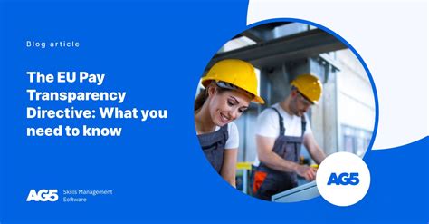 Ag5 Skills Management Software On Linkedin The Eu Pay Transparency Directive What You Need To Know