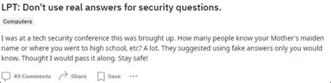 Good And Bad Security Questions To Use Online With Examples
