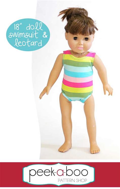 18 Doll Swimsuit Pattern Pdf Sewing Pattern