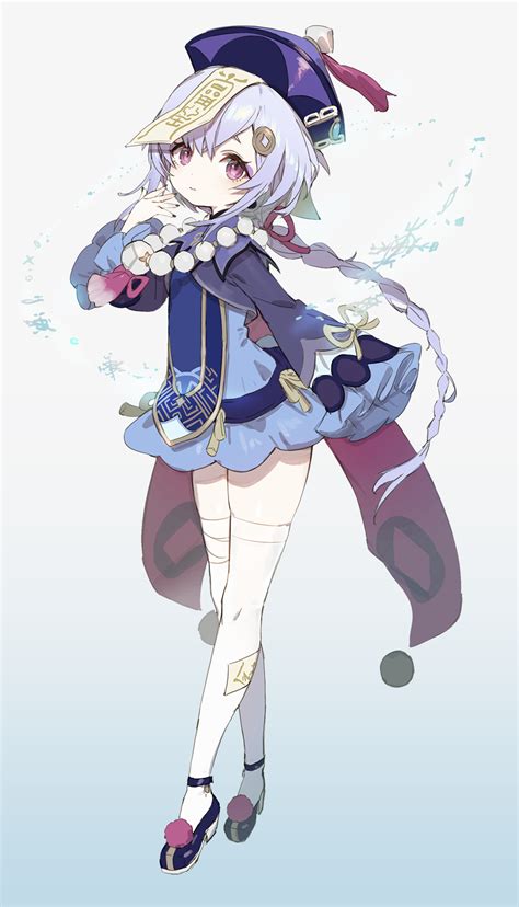 Qiqi Genshin Impact Drawn By Yu Riarium047 Danbooru