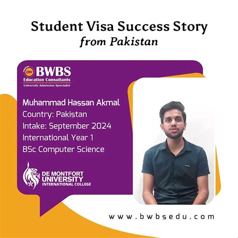 Muhammad Hassan Akmals Inspiring Success Story To De Montfort