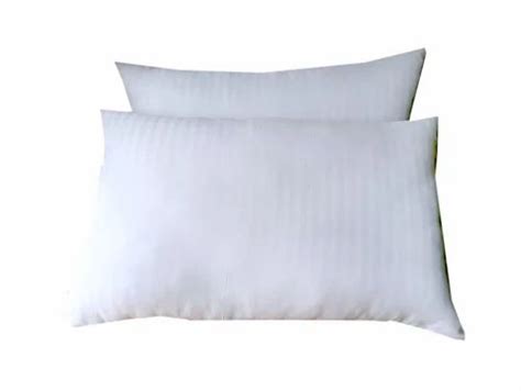 White Polyester Filled Pillows For Home Shape Rectangular At Rs 175