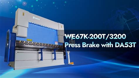Harsle We67k 200t3200 Cnc Press Brake Machine With Da53t And Xr Axis