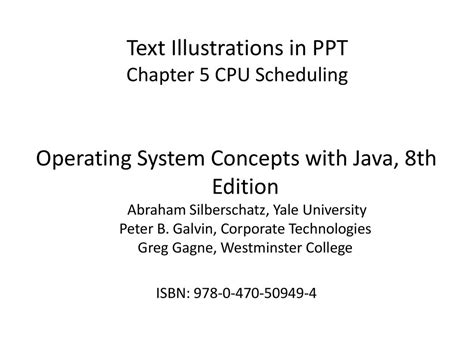 text illustrations in ppt chapter 5 cpu scheduling ppt download