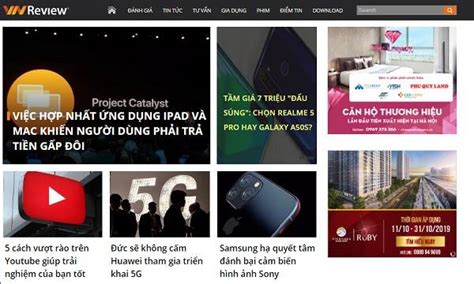 trang web công nghệ hàng đầu tại Việt Nam và thế giới