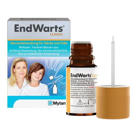 Endwarts Classic Lösung Gegen Warzen Und Dornwarzen 3 Ml