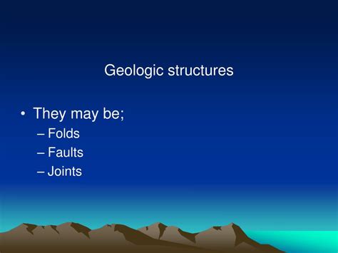 PPT Chapter Geologic Structures PowerPoint Presentation Free Download ID