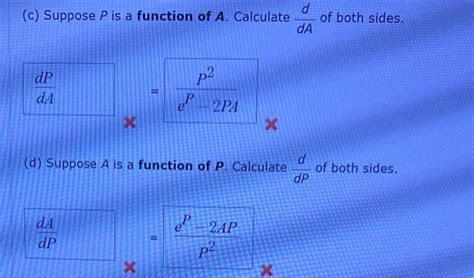 Solved Consider The Equation Ep Ap2 Use Leibniz Notation