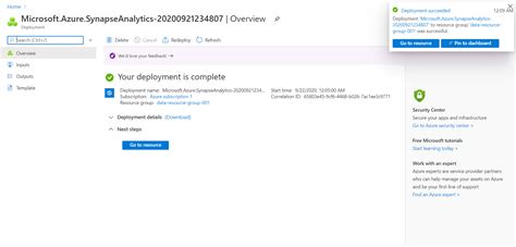 Creating Azure Synapse Analytics Workspaces