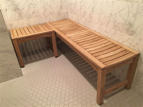 Teak Backless Bench 2 Ft Shower Bench 24 In Rosemont Collection