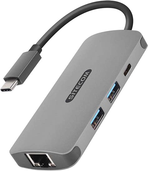 Sitecom Usb C To Gigabit Lan Adapter With Usb C To Power Delivery Usb Ports Buy