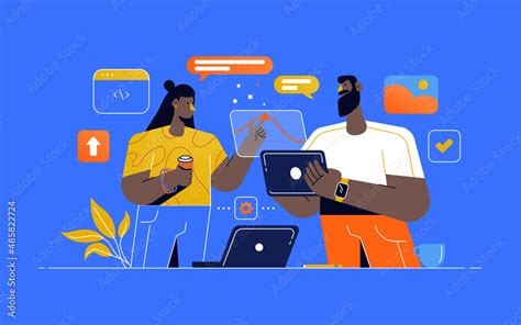Ui And Ux Designers Creating Functional Web Interface Design For Websites And Mobile Apps