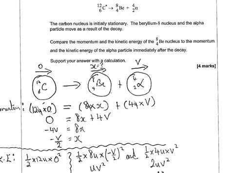 A Level Physics Exam Question With Solution Pack Nuclear Radiation Edexcel AQA OCR Eduqas