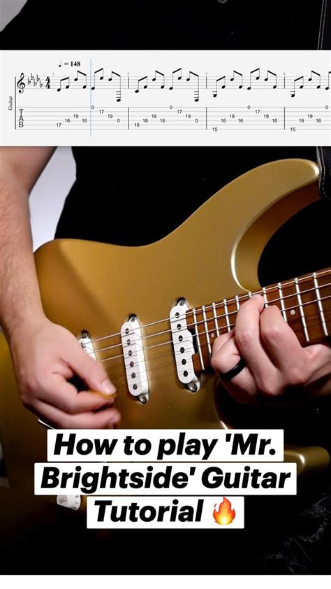 How To Play Mr Brightside Guitar Tutorial With Tab Guitar Songs