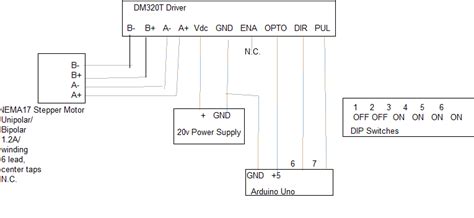 Stepper Motor And Dm320t Driver Motors And Control Dronebot Workshop