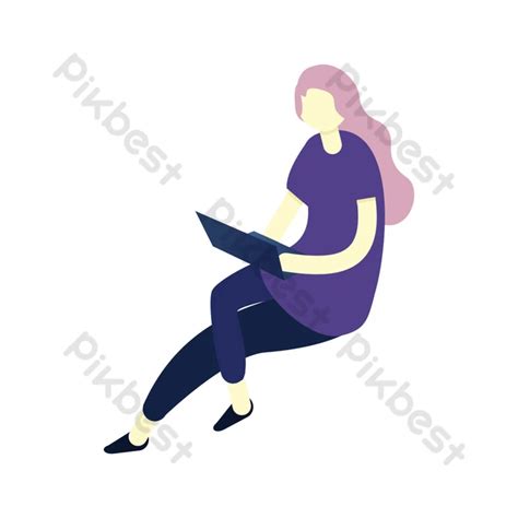 만화 손으로 그린 패션 소녀 무료 요소 일러스트 Png Psd 무료 다운로드 Pikbest