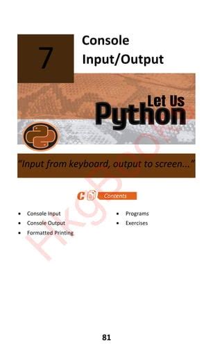 559011580 Let Us Python By Yashavant Kanetkarpdf