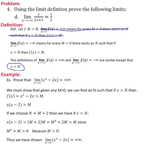 Solved Problem Using The Limit Defintion Prove The Chegg