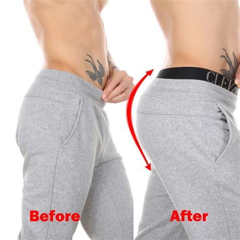 Sexy Men Butt Lifter Underwear Boxers Mens Padded Enhancing Breathable