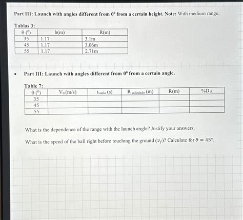 Solved With Table 3 Answer Table 7 And The Following Chegg Com