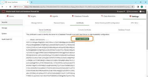 register database firewall with audit vault server orakldba oracle