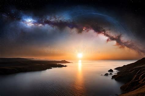 The Environment Map Displays A Space Background Consisting Of Nebula