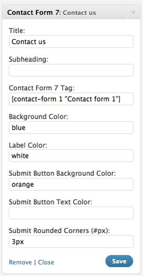 Contact Form 7 Widget Para Wordpress Descargar