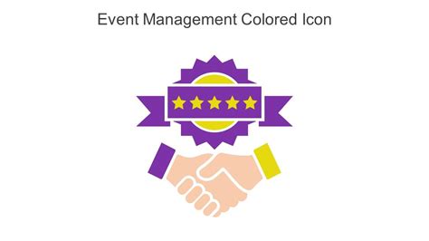 Event Management Colored Icon In Powerpoint Pptx Png And Editable Eps Format PPT Template