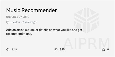 prompt music recommender by payton aiprm for chatgpt