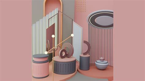 Illustration Render Setup D Model TurboSquid