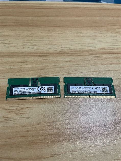 Samsung Oem Ddr5 16gb Ram 4800mhz 8gb X 2 Sodimm Cl40 Laptop