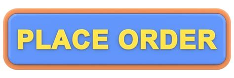 Premium Photo Place Order Button 3d Illustration