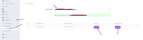 how to create a database in cyberpanel solveddoc