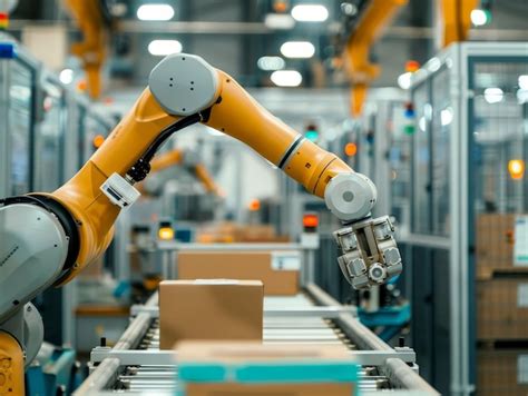 Premium Photo Collaborative Robots Cobots In Packing And Sorting Teamwork Of Technology