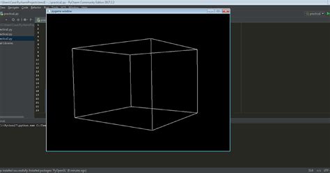David Alejandro Mendoza Martínez Practica python 3D Cubo y piramide