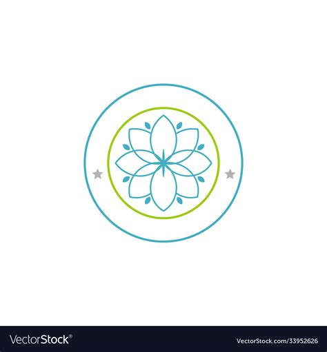 Eco Icon Green Leaf Isolated Royalty Free Vector Image