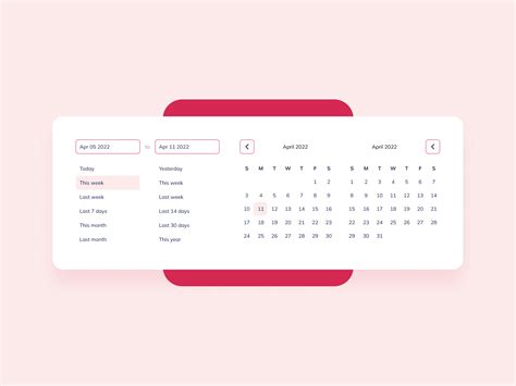 Ui Design Daily Date Picker