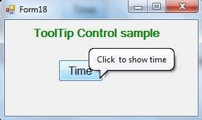 The ToolTip Control In VB Net MindStick