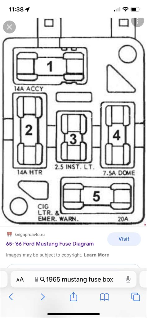 Discover The Fuse Box Diagram For The 1966 Mustang