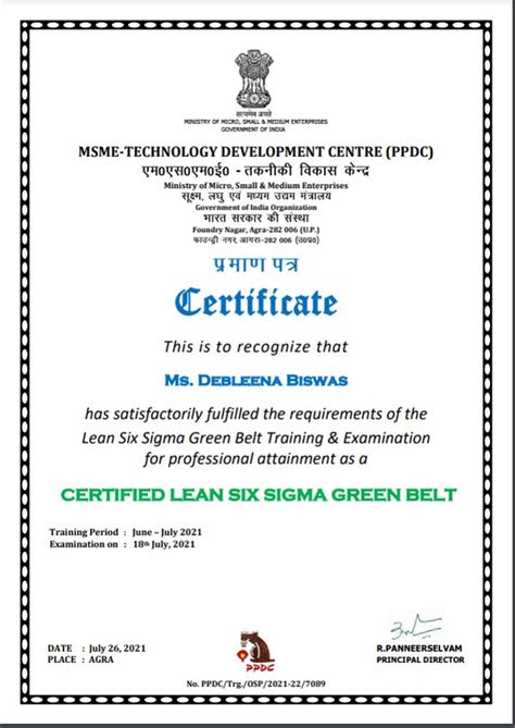 Debleena Biswas On Linkedin Govtofindia Leansixsigmagreenbelt