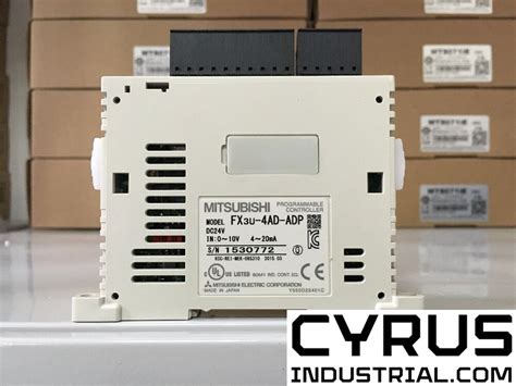 Products Mitsubishi FX3U 4AD ADP Analog Input Expansion Module Mitsubishi Electric MELSEC F