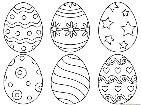 Пасхальное Яйцо Раскраска Для Детей Картинки
