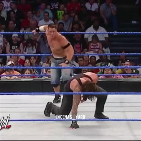 هایلایت مسابقه آندرتیکر و جان سینا در شوی اسمکدان 24 ژوئن 2004 طرفداری