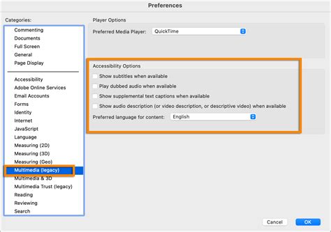 Accessibility Features Adobe Acrobat Reader DC