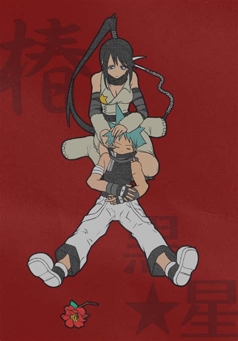 Nakatsukasa Tsubaki And Black Star Soul Eater Drawn By Oyuyamio