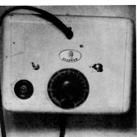 The Adjustable Electric Timer Which We Use For The Exposures In Download Scientific Diagram