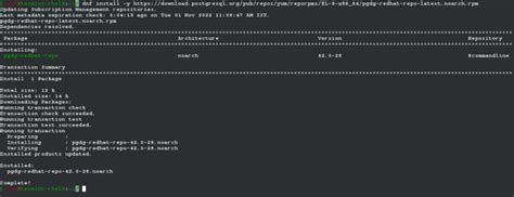 how to install postgresql and pgadmin in rhel 9